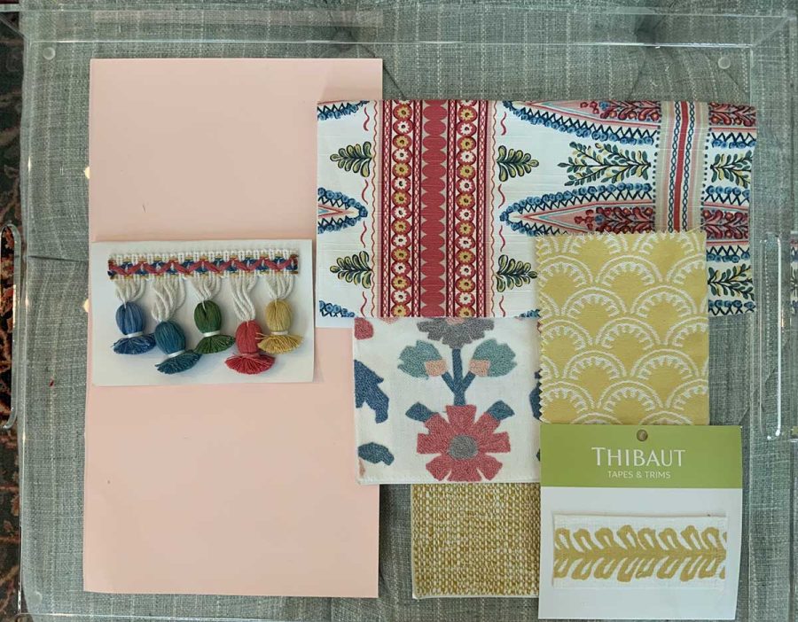 Peaceful Color Palette: Pink and Green
